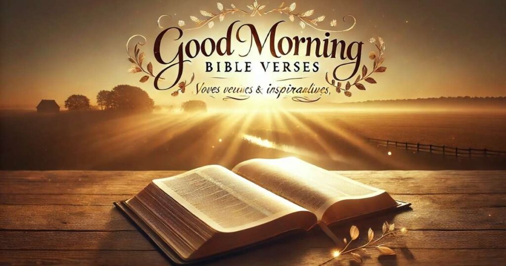 65+ Good Morning Bible Verses to Start the Day