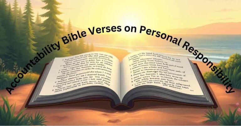 65+ Powerful Scriptures On Accountability