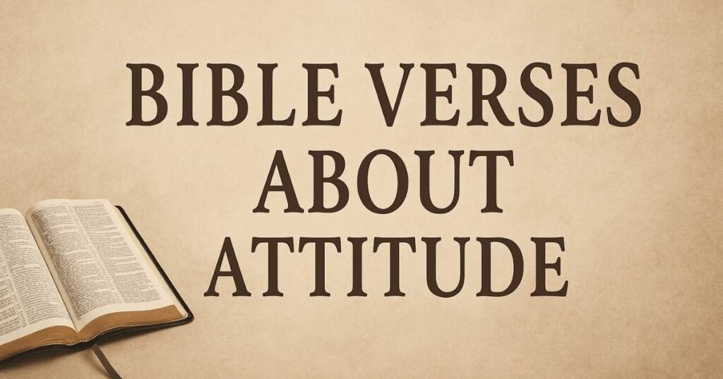 60 + Powerful Bible Verses About Attitude