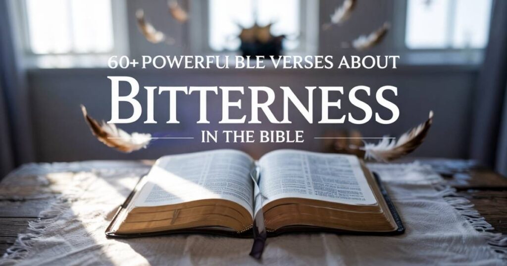 60+Powerful Bible Verses About Bitterness in the Bible