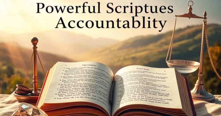 65+ Powerful Scriptures On Accountability
